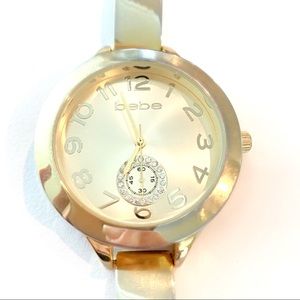bebe | Accessories | Gold Bebe Watch With Diamonds Nwt | Poshmark